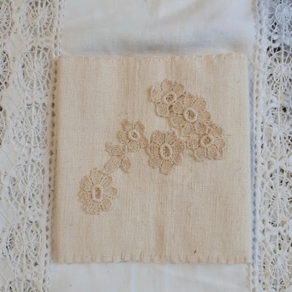 Photo frame linen folder - Folksy