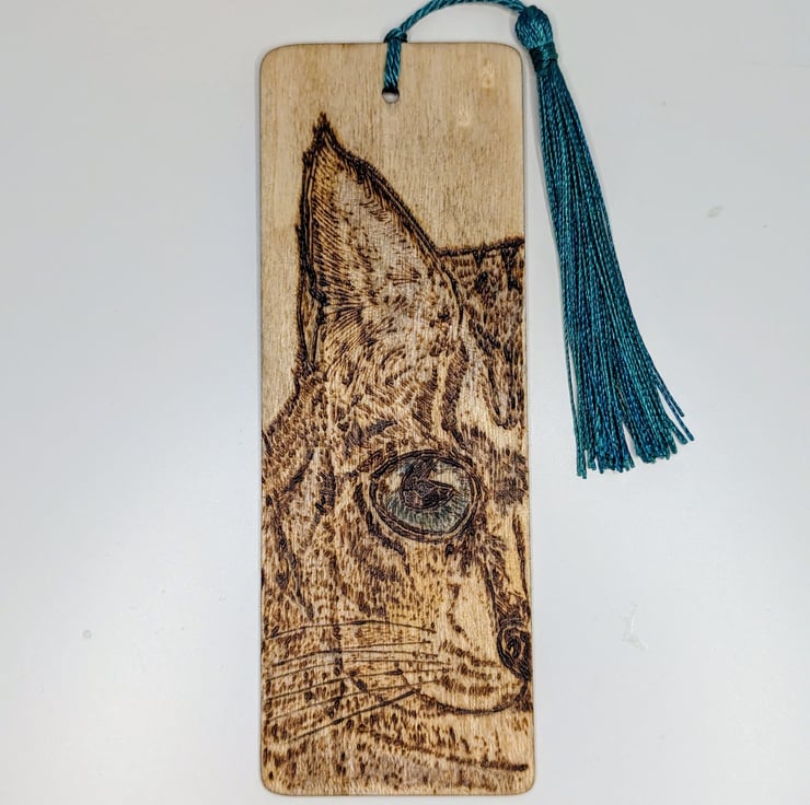Cat wooden bookmark, pyrography gift for a cat... - Folksy