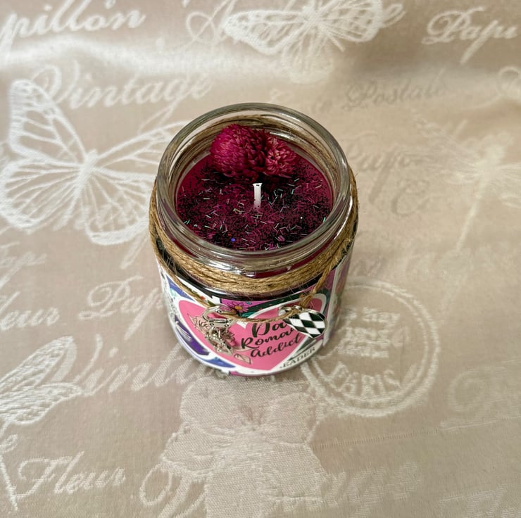Dark Romance Addict Candle – Handmade Book Love... - Folksy