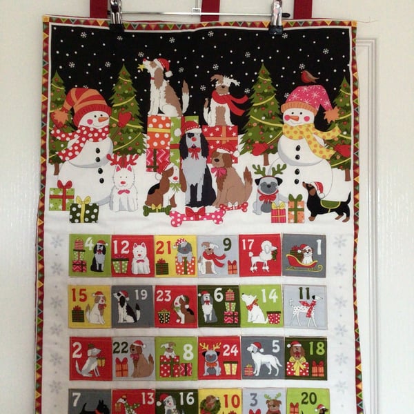 Christmas Advent Calendar, dogs. - Folksy