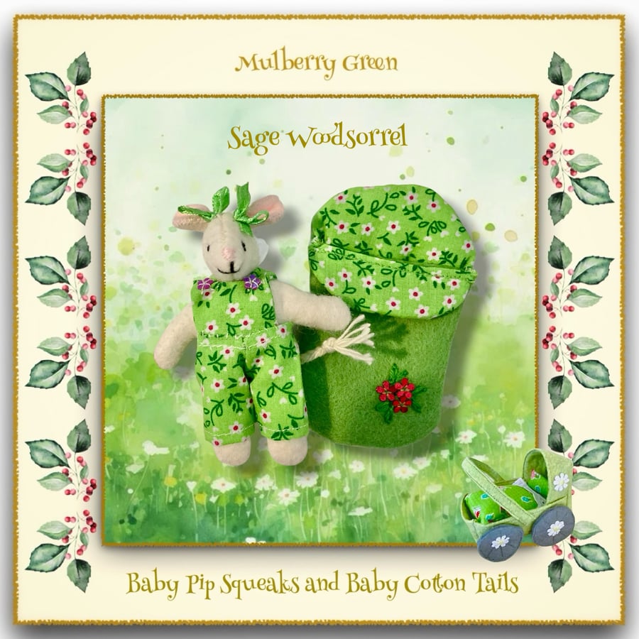 Sage Woodsorrel - A Baby Pip Squeak in a Sleepi... - Folksy