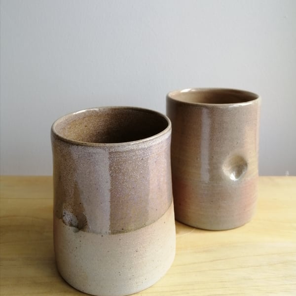 Beautiful handmade thrown stoneware pottery woo... - Folksy