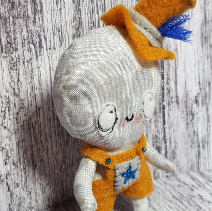 Miniature Moon Doll, Copernicus - Folksy