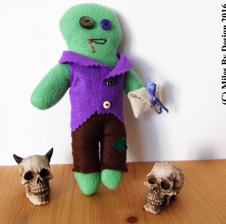 Zombie Voodoo Postman Doll - Folksy