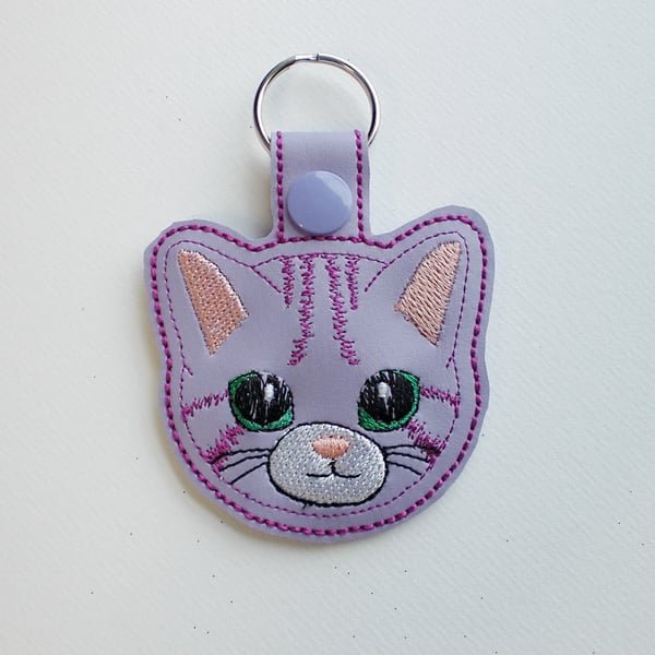Kitty key ring - Folksy