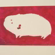 Notecards Guinea Pig Stationary - Folksy