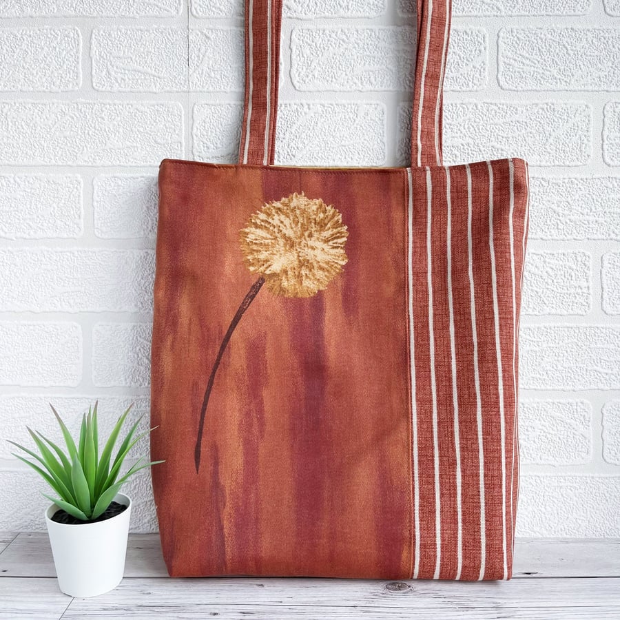 Seconds Sunday - Terracotta Tote Bag - Folksy