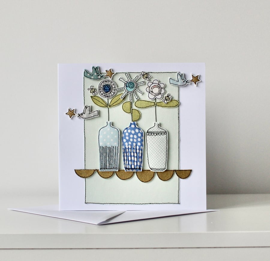 Handmade Blank Card 5 - Folksy