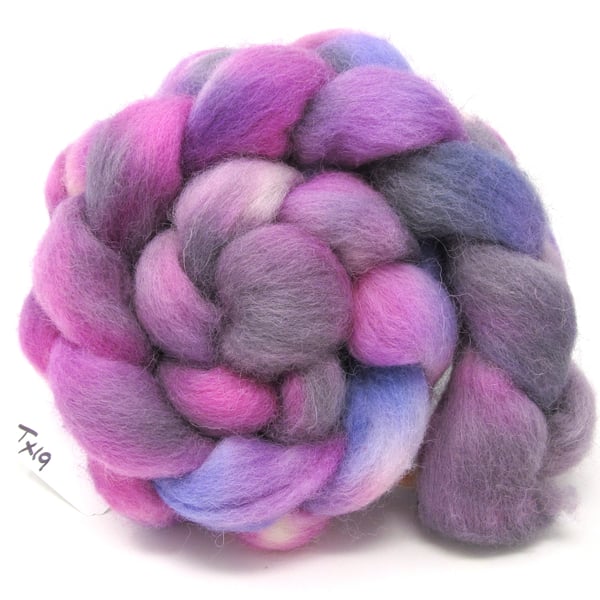 Hand Dyed Texel Combed Wool Top Roving TX19 100... - Folksy