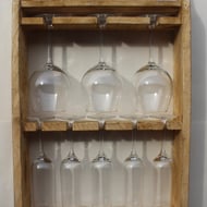 Wine & spirit glass storage rack - Folksy