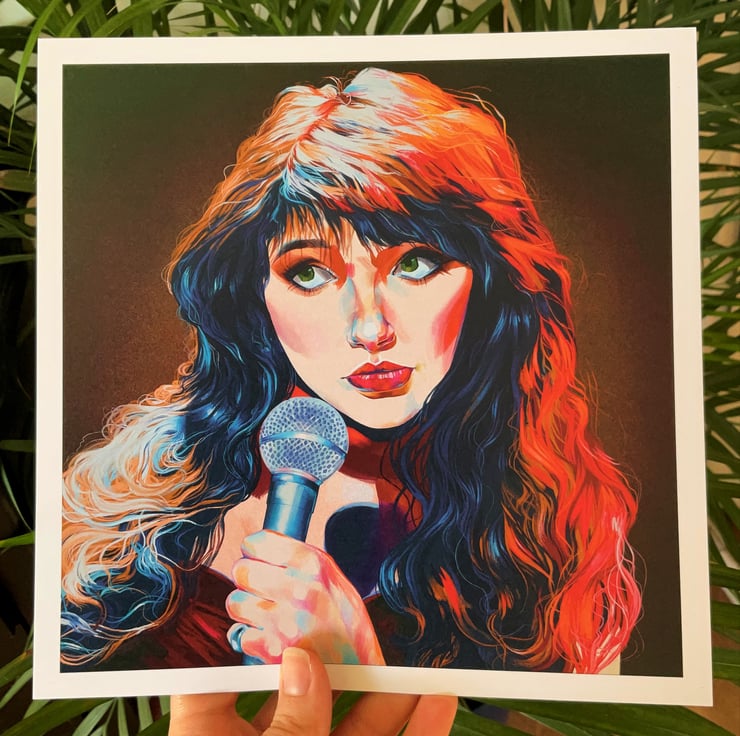 Kate Bush - Illustration Art Print on 100% Recy... - Folksy