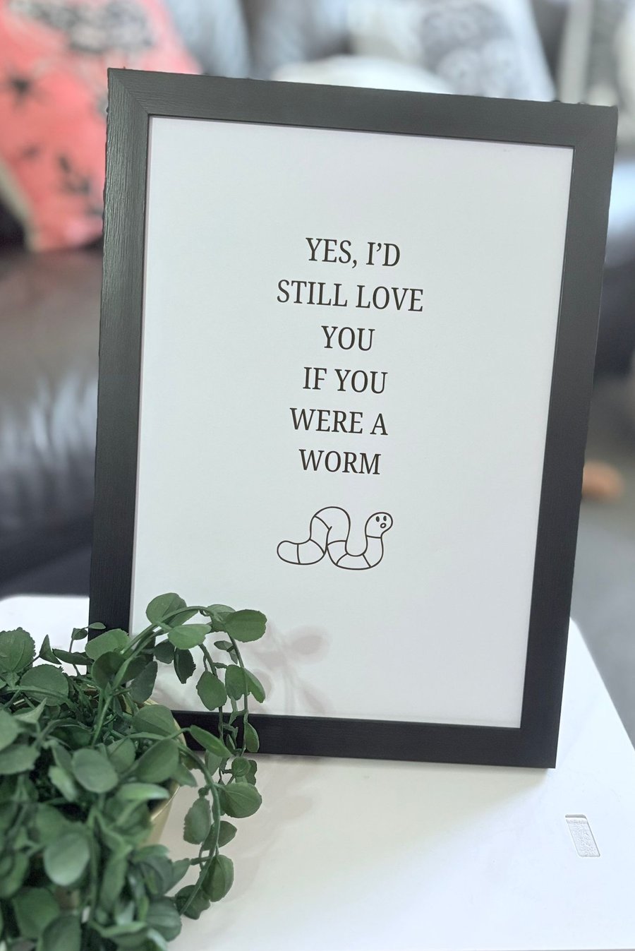 Printed and framed funny quote - Folksy
