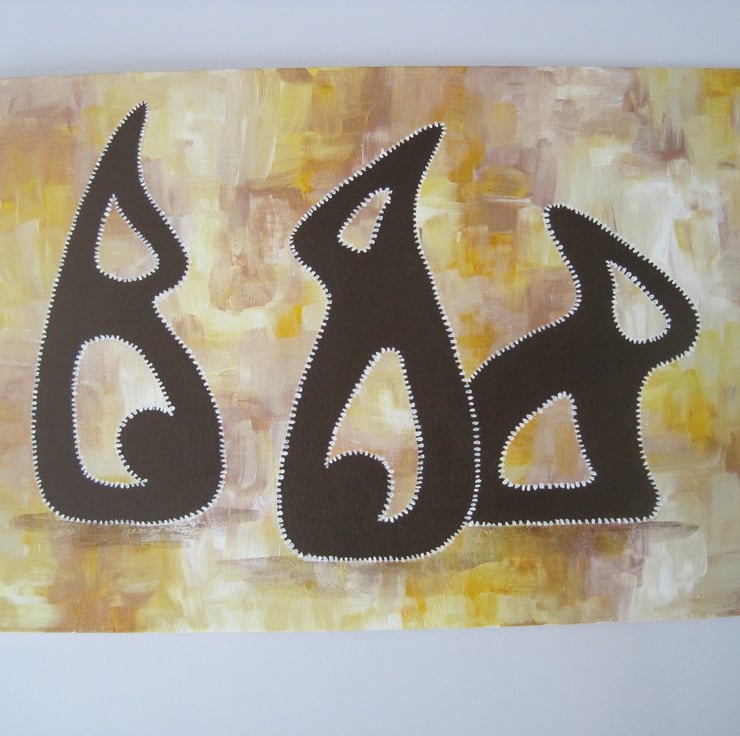 Rabbit Painting SALE - Folksy