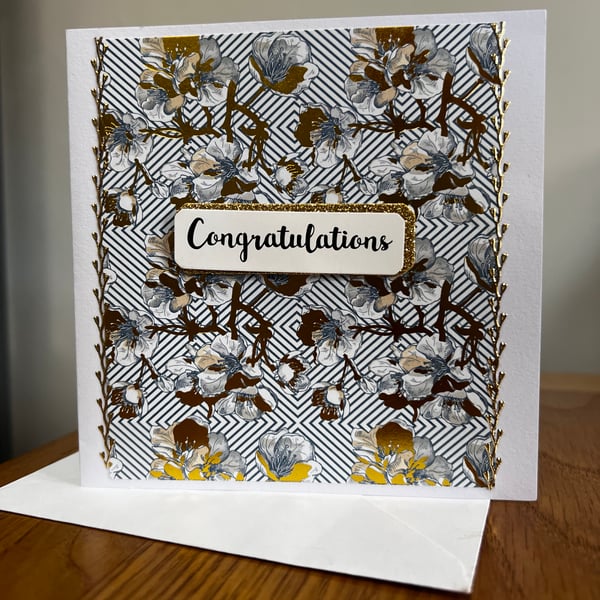 Handmade Congratulations Card - Folksy
