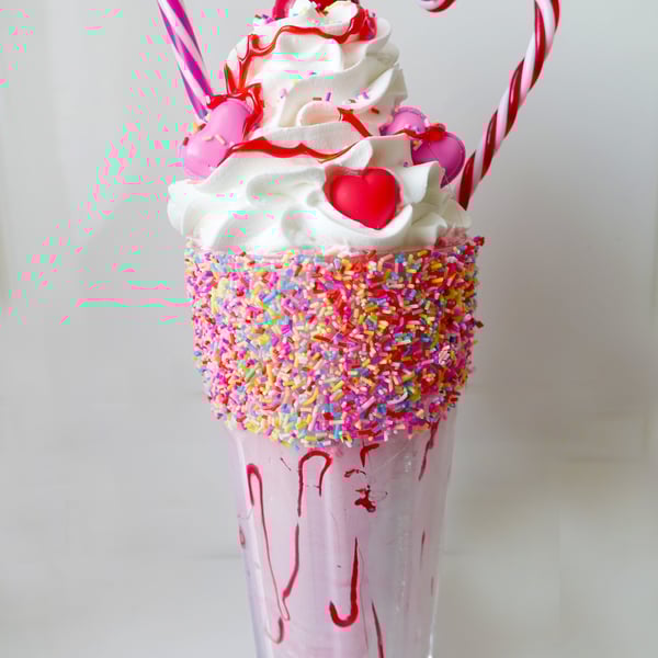 Freaky Party Shake Fake Ice Cream Milkshake Pin... - Folksy