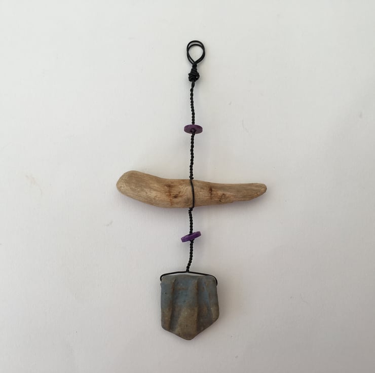 Driftwood ceramic hanger, pottery, gift idea, h... - Folksy
