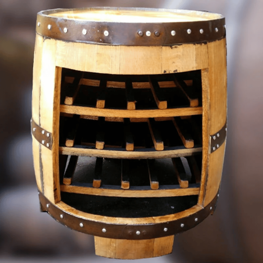 Solid Recycled Oak Whisky Cask Coffee Table Wit... - Folksy