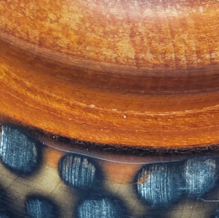Hand turned ash tealight holder - Folksy