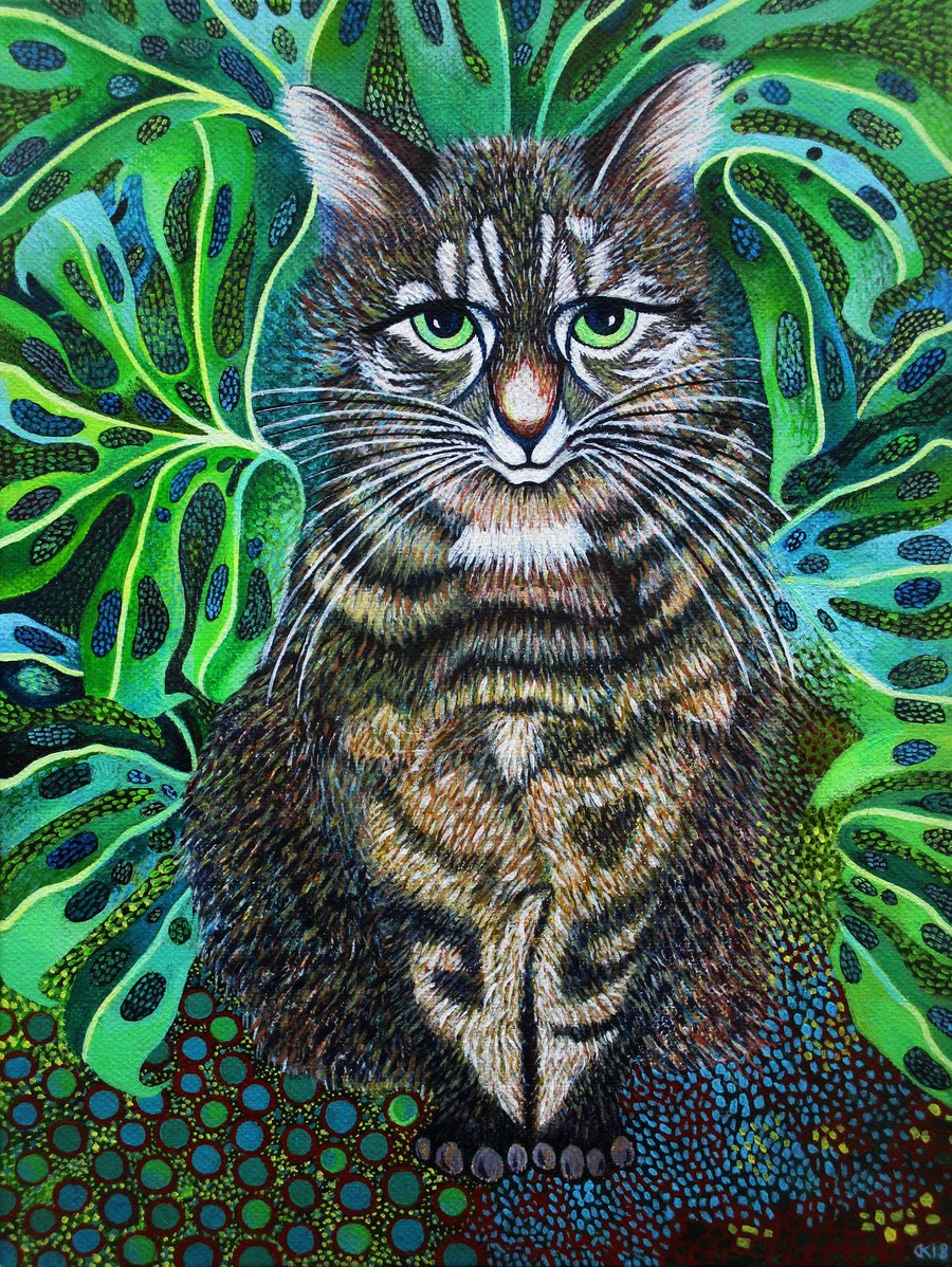 Bespoke Pet Portrait (A4) Example - Folksy