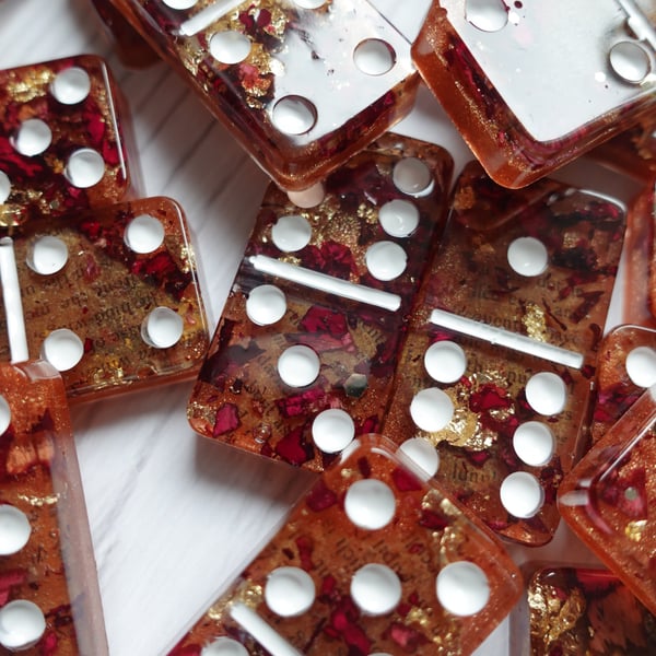 28 pieces domino GIFT SET - Folksy