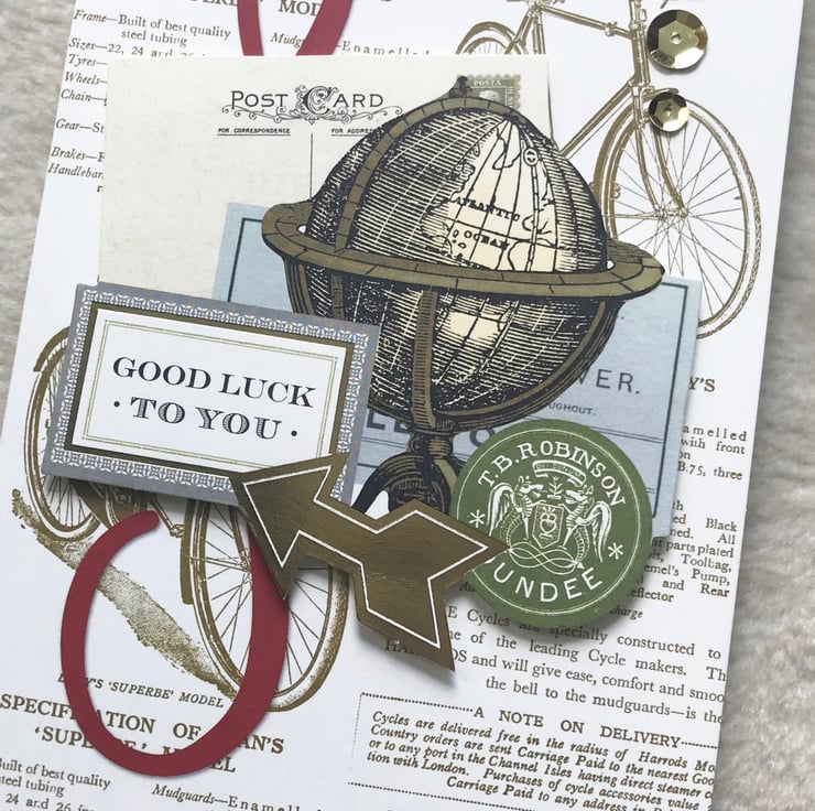 Luxury Handmade 3D Good Luck Card - Folksy