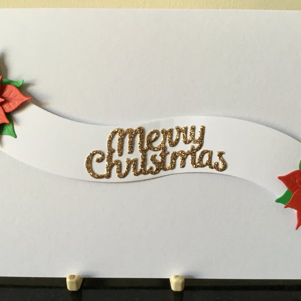 Beautiful handmade Christmas card. CC473 - Folksy