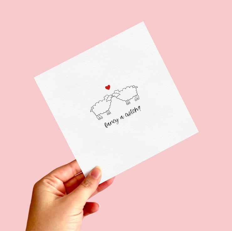 Welsh Sheep Greeting Card, Cwtch Anniversary, B... - Folksy