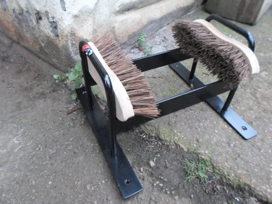 WROUGHT IRON "LADYBIRD" BOOT SCRAPER - Folksy