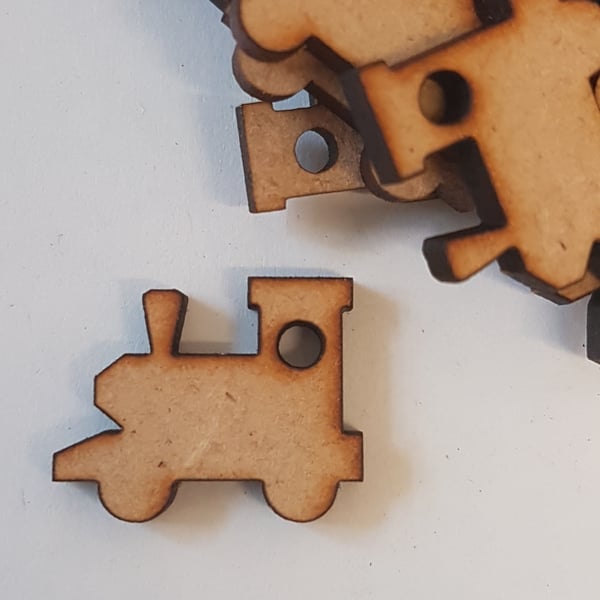 MDF Toy Train A 2cm - 50 x Laser cut wooden shape - Folksy