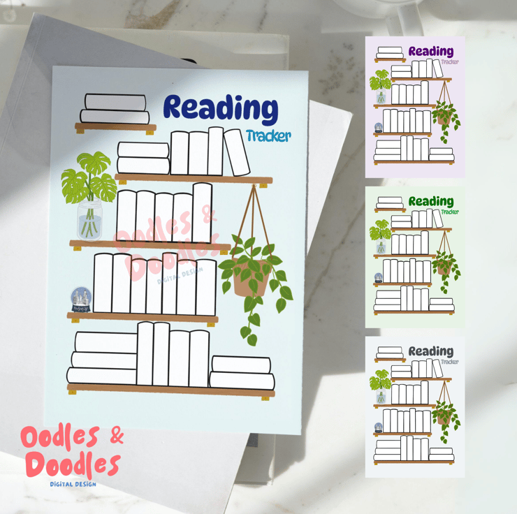 Book Tracker, Bookshelf Reading Tracker, Bookma... - Folksy