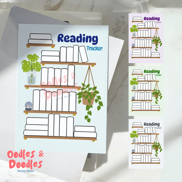 Book Tracker, Bookshelf Reading Tracker, Bookma... - Folksy