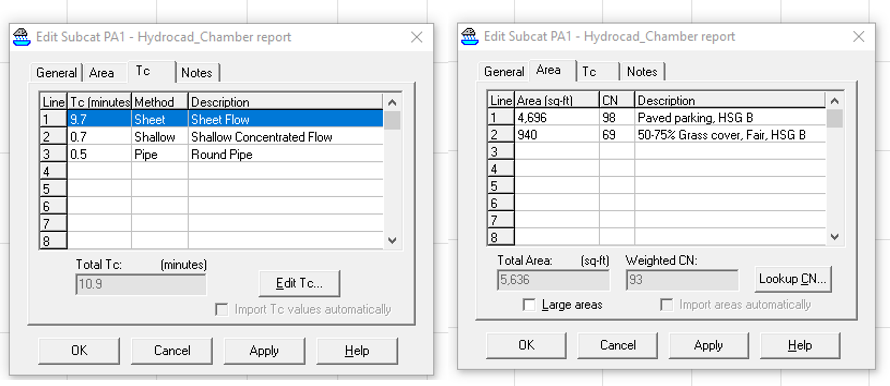 GUIDELINE FOR COMPLETING THE STORMTECH CHAMBER SYSTEM REPORT USING HYDROCAD