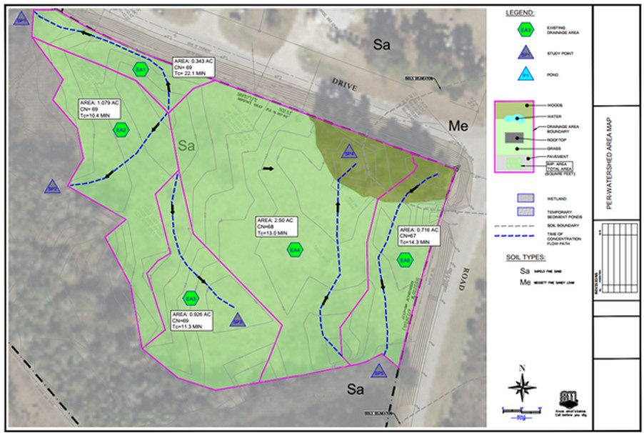 HOW TO DETERMINE PEAK RUNOFF USING HYDROCAD?