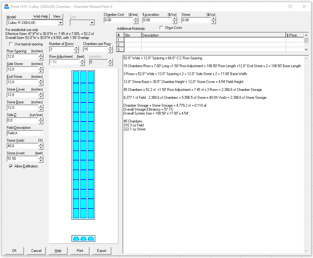 GUIDELINE FOR COMPLETING THE STORMTECH CHAMBER SYSTEM REPORT USING HYDROCAD