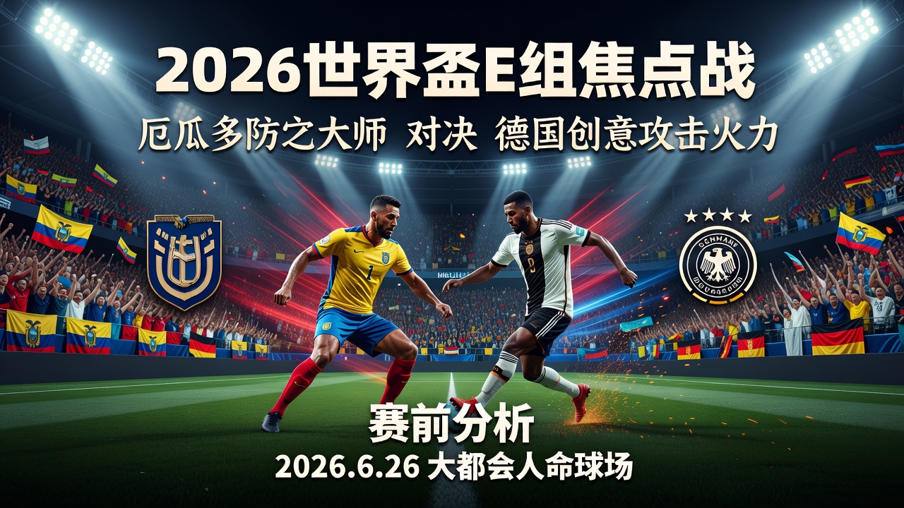 2026世界盃E組焦點戰：厄瓜多防守大師對決德國創意攻擊火力賽前分析 | Football Analysis