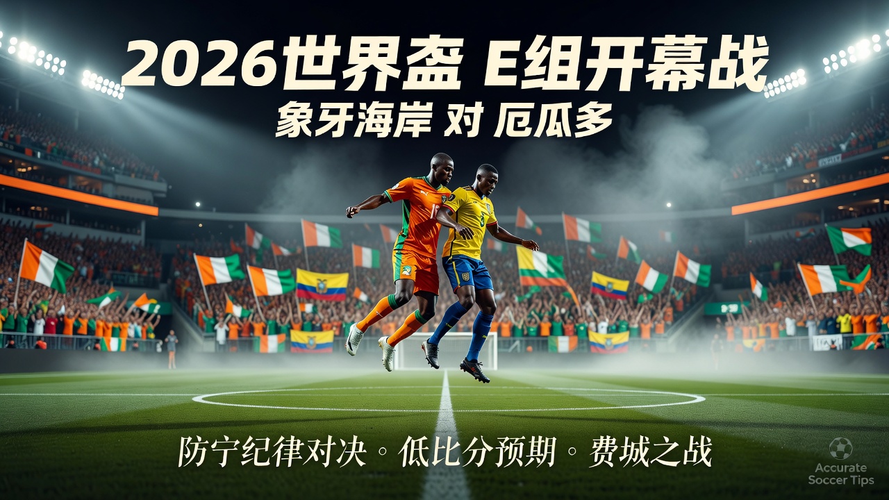 2026世界盃象牙海岸對厄瓜多：排名差距防守紀律與小組賽首戰精準解析 | Accurate Soccer Tips