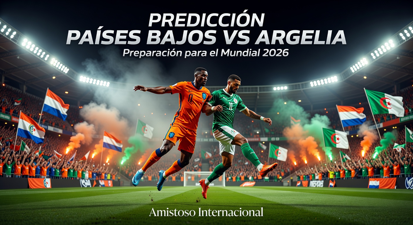 Pronósticos Países Bajos vs Argelia: Preparación para el Mundial 2026 ...