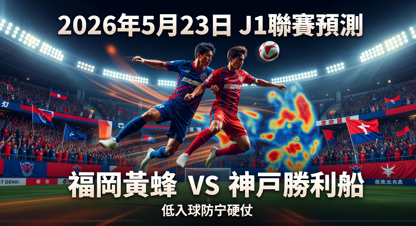 2026年5月23日J1聯賽預測：福岡黃蜂主場對神戶勝利船深入分析 | Football Predict