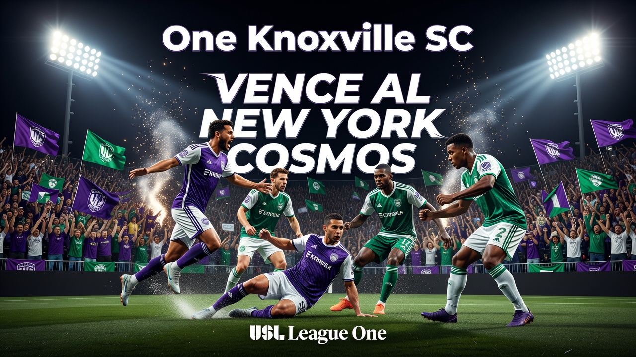 One Knoxville vence 3-1 al New York Cosmos en la USL League One | Mejor ...