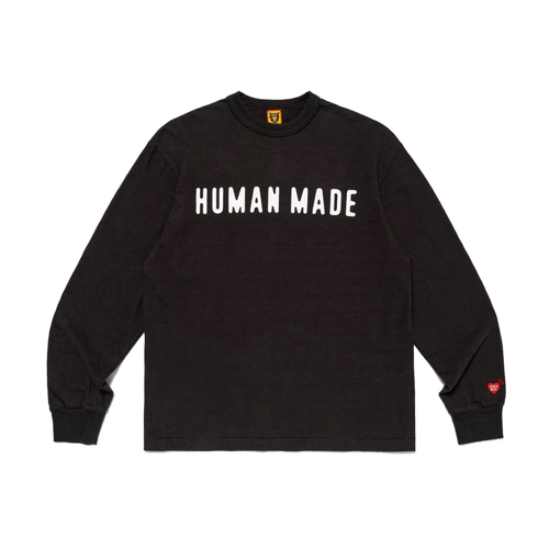 HUMAN MADE GRAPHIC LONG SLEEVE T-SHIRT BLACK HUMAN MADE GRAPHIC LONG SLEEVE T-SHIRT BLACK