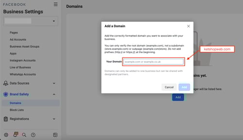 วิธีการเชื่อม Facebook Conversion API กับ Ketshopweb