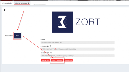 Zortout การดึงข้อมูลสินค้าฝั่ง Ketshopweb