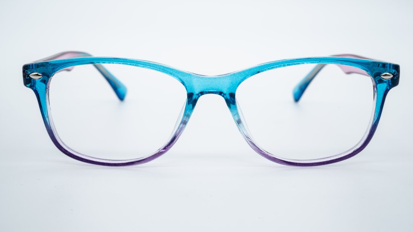 Advantage Spring Teal Purple Fade for Kids | Frame Fiesta