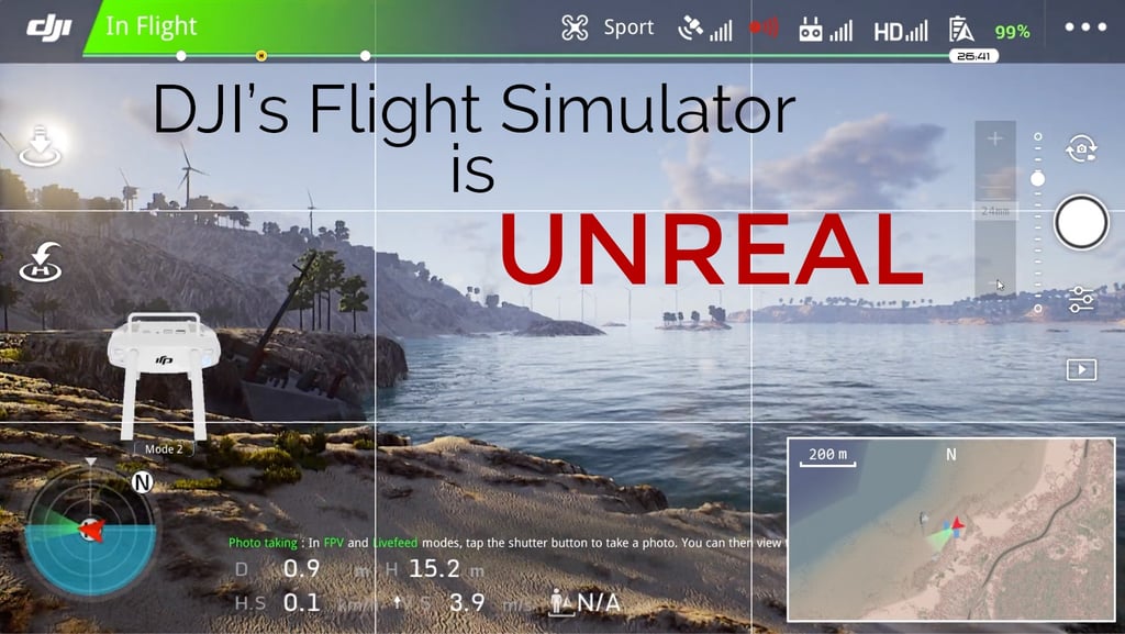 The DJI Flight Simulator is Unreal – Drone Academy