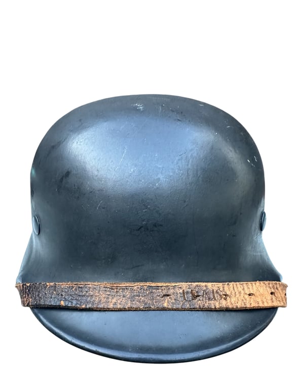 Basmilitaria | WW2 German Luftwaffe Double Decal Helmet 'EF68'