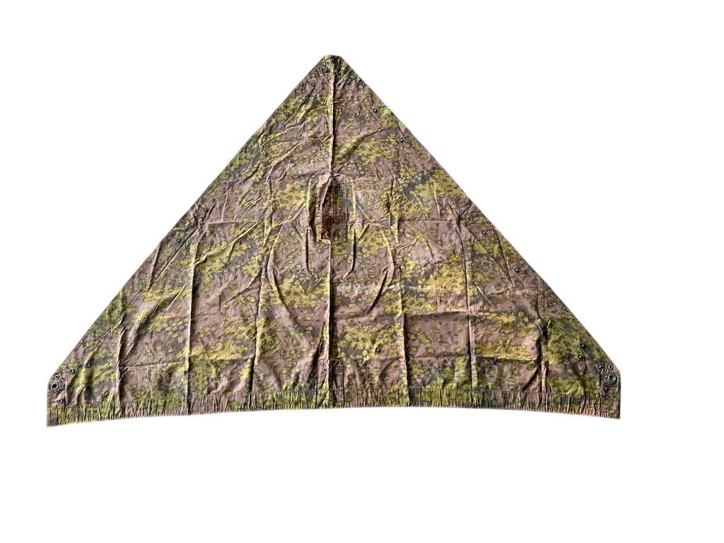 Basmilitaria | WWII German Waffen SS Zeltbahn Oak B pattern
