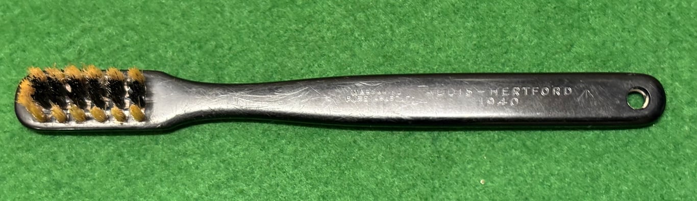 MH Militaria | WW2 1940 Dated Toothbrush