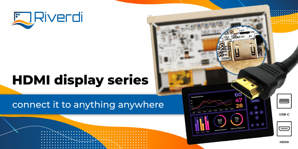 HDMI display series - connect it to anything anywhere - Riverdi