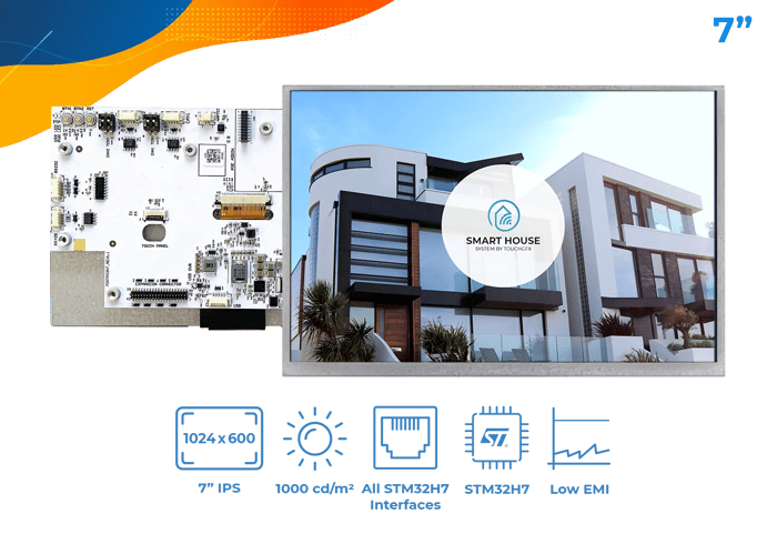 STM32 Embedded Display - 7-inch TFT LCD screen - RVT70HSSNWN00 - Riverdi
