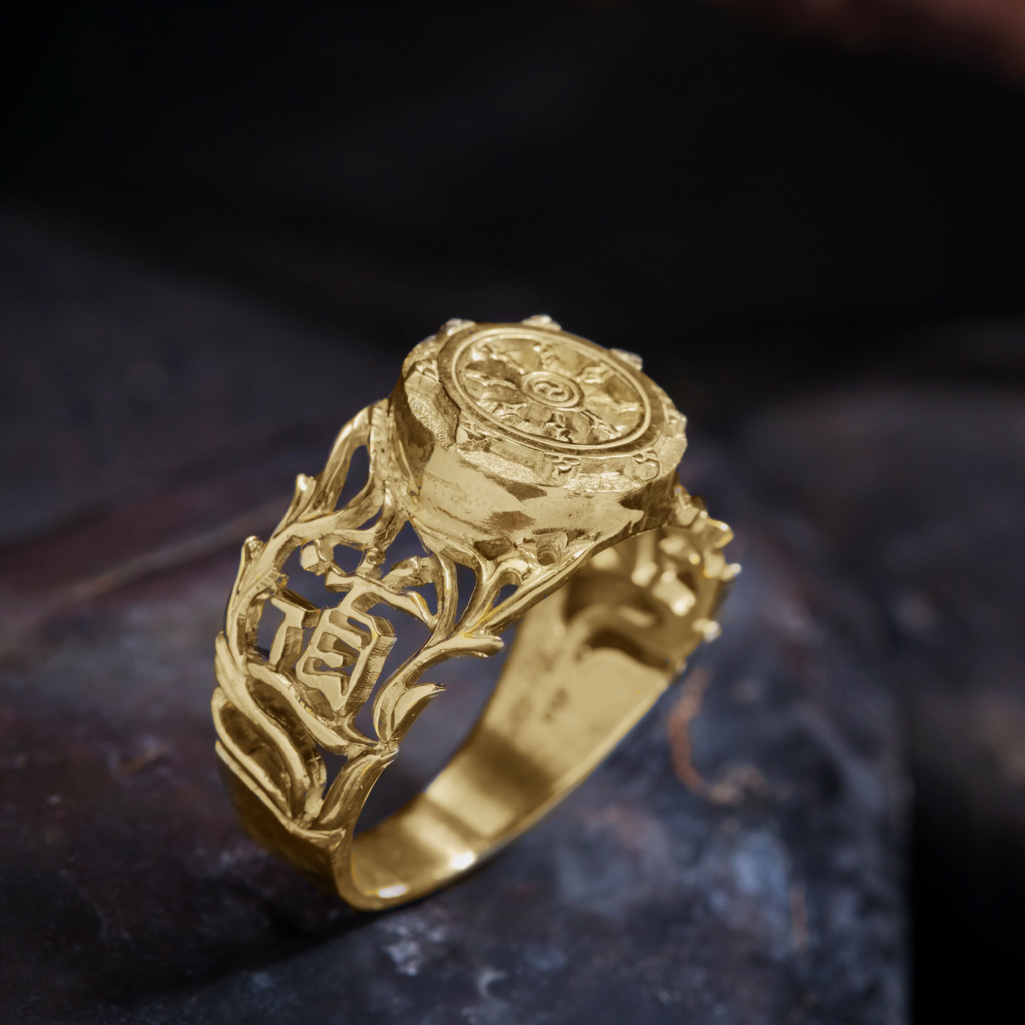 Musashi Samurai Void Ring Gold